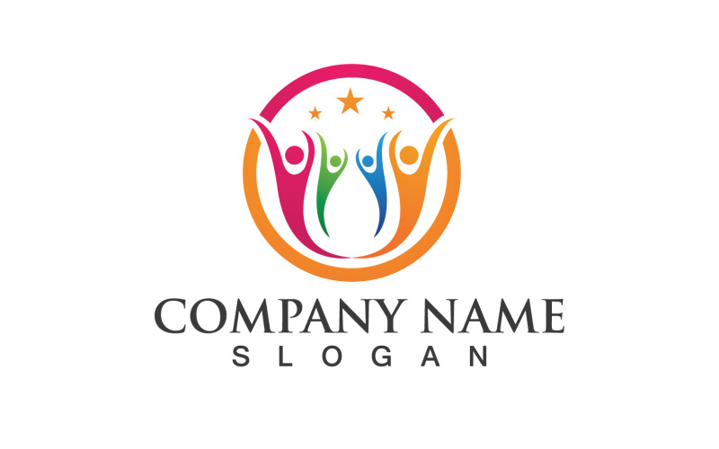 Success Life Logo People Care Success Health Life Logo