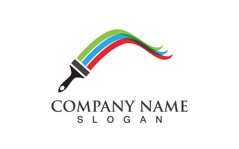 Pennello Logo E Simbolo Vector Eps V4 - TemplateMonster