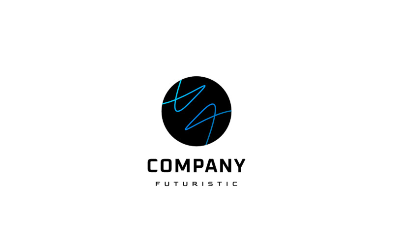 Connect Round Tech Modern Logo #257989 - TemplateMonster