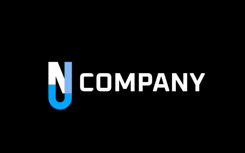 Monogram Letter NJ Flat Logo #258076 - TemplateMonster