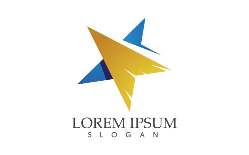 Success Star Symbol Logo Vector V2 #258604 - TemplateMonster