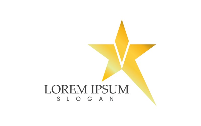 Success Star Symbol Logo Vector V8 #258610 - TemplateMonster