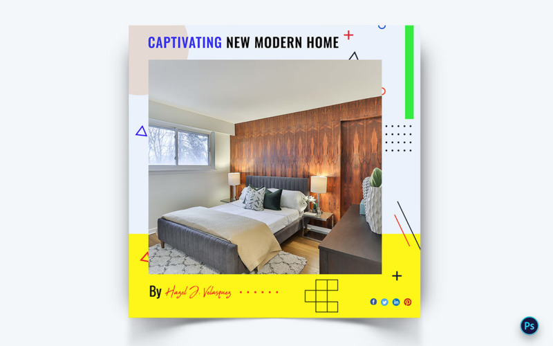 Architecture Social Media Post Template-17 - TemplateMonster