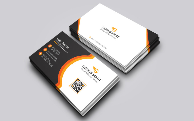 Corporate Business Card Template 139 - TemplateMonster