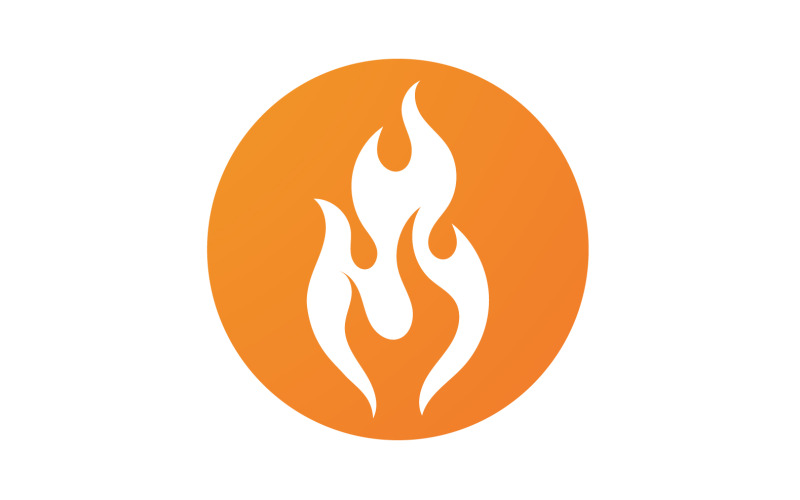 Fiamma Fuoco Logo Icona Simbolo Hot V28 - TemplateMonster