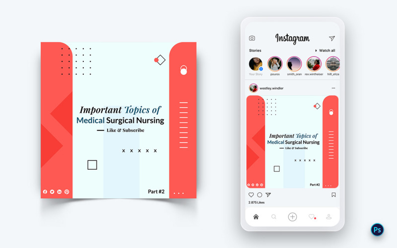 Medical and Hospital Social Media Post Design Template-03