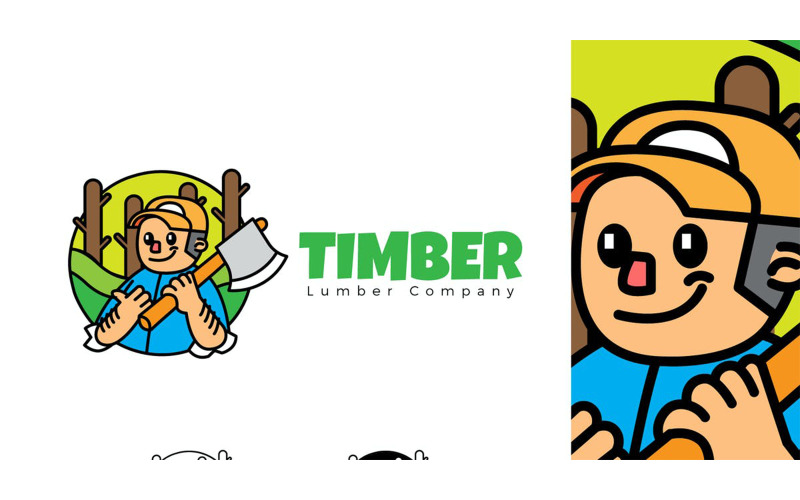Timber - Mascot & Esport Logo #261354 - TemplateMonster