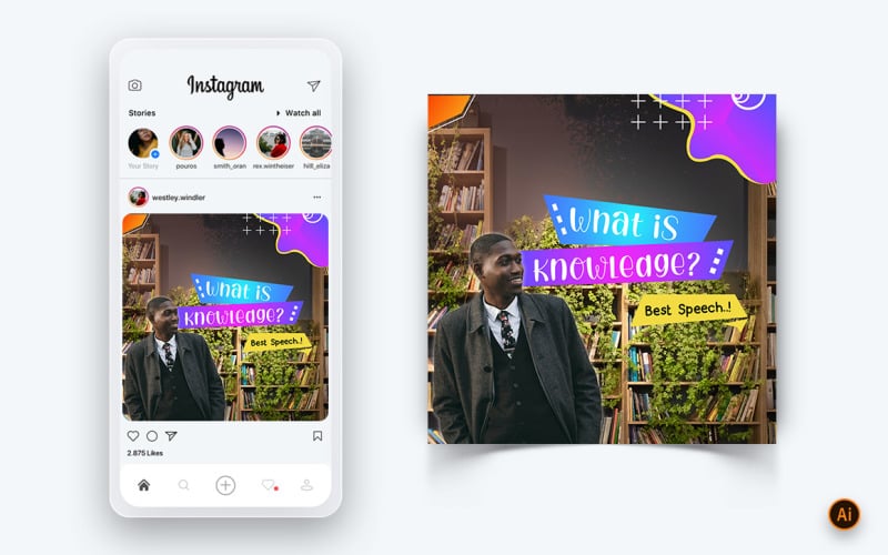 Education Social Media Instagram Post Design Template-01