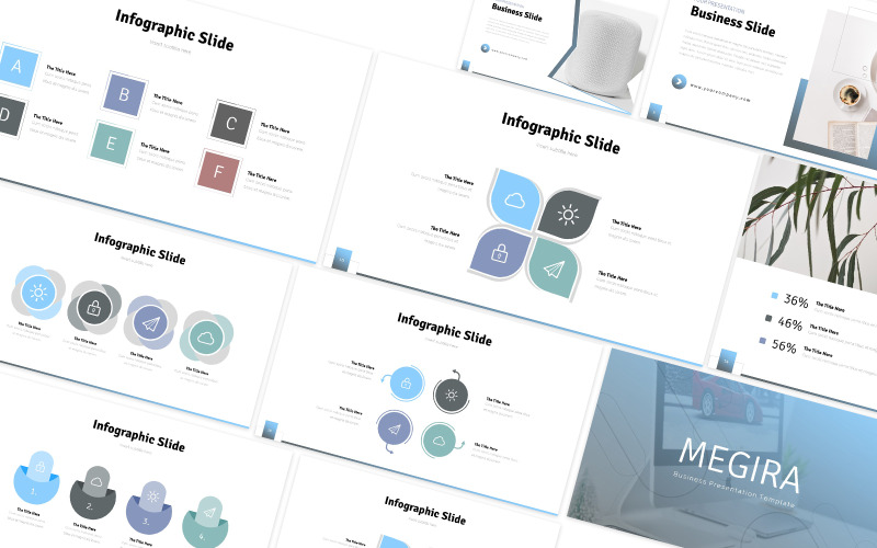 Modello di Presentazioni Google per aziende Megira