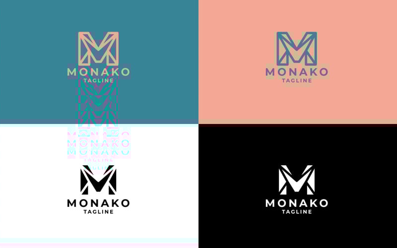 Professional Monako Letter M Logo #265390 - TemplateMonster