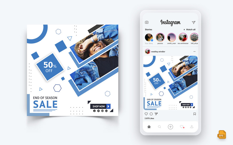 Fashion Sale Offer Social Media Instagram Post Design-02