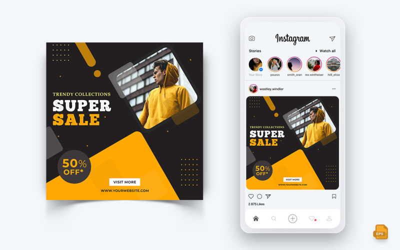 Fashion Sale Offer Social Media Instagram Post Design-09