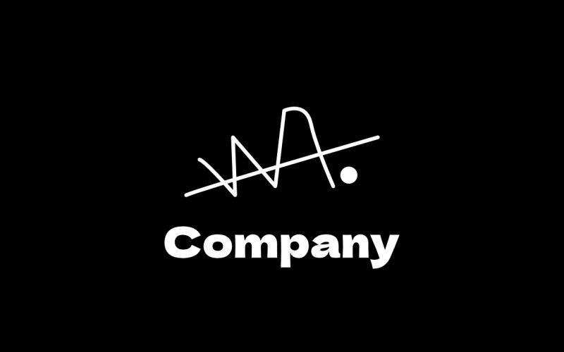 Dynamic Letter M Dot Flat Logo #266237 - TemplateMonster