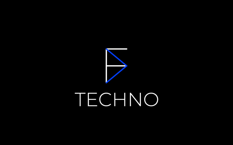 Letter F Arrow Flat Modern Logo #266229 - TemplateMonster