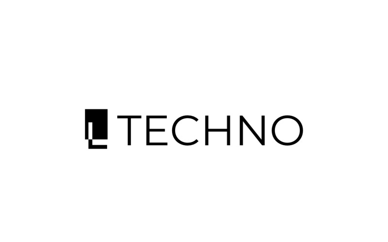 Lettre L Tech Logo moderne unique #266876 - TemplateMonster