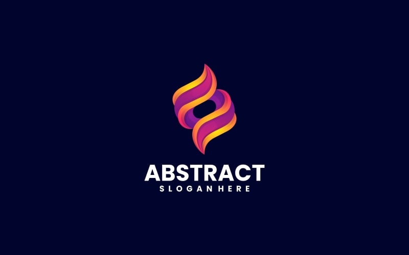 Abstract Gradient Colorful Logo Vol1 Templatemonster