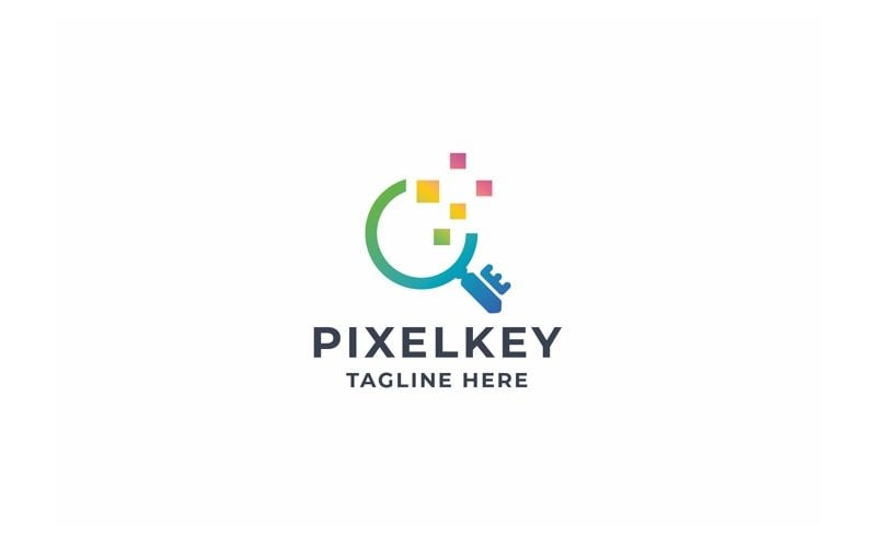 Professional Pixel Key Logo #267949 - TemplateMonster
