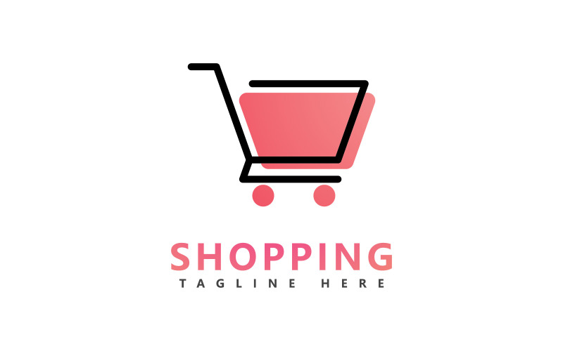 Shopping Vector Logo Design Template V4 - TemplateMonster