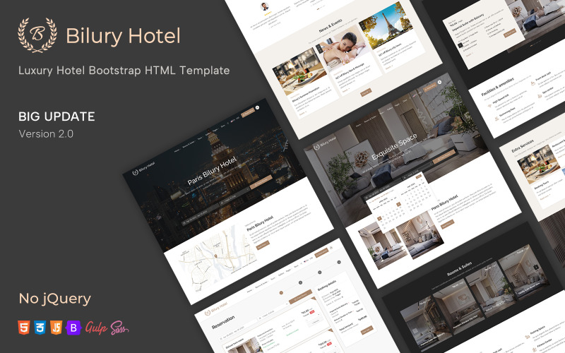 Delvatore - Hotel Booking Bootstrap Template