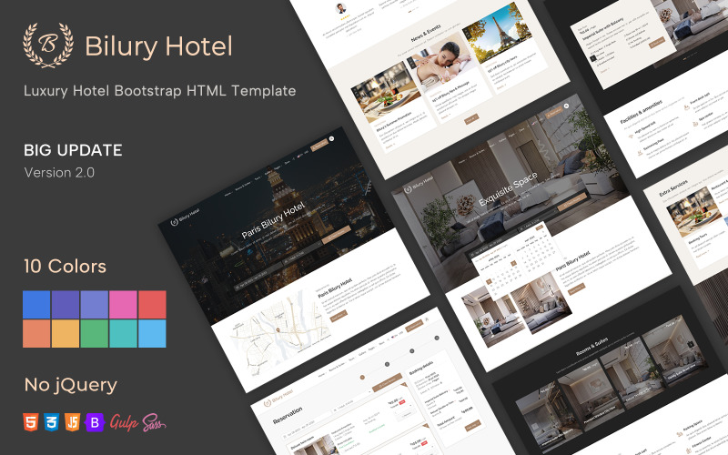 Laseta - Premium Hotel Bootstrap Template - TemplateMonster