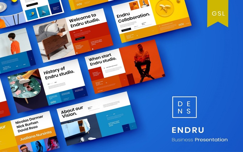 Endru - Business Google Slide Template - TemplateMonster