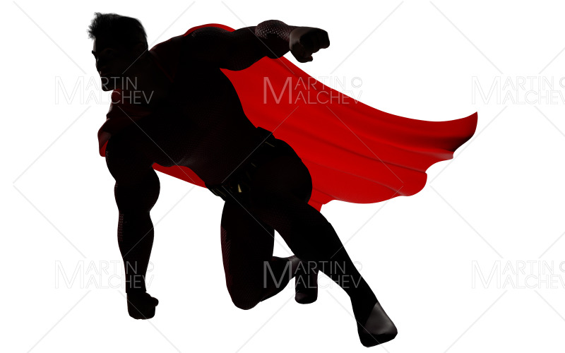 Peas Superhero Mascot Vector Illustration - TemplateMonster