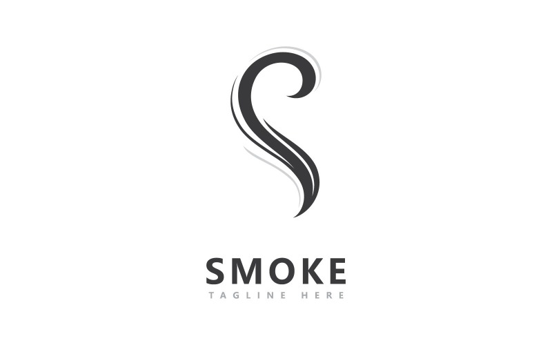 Smoke Vector Logo Design Template V2 - TemplateMonster