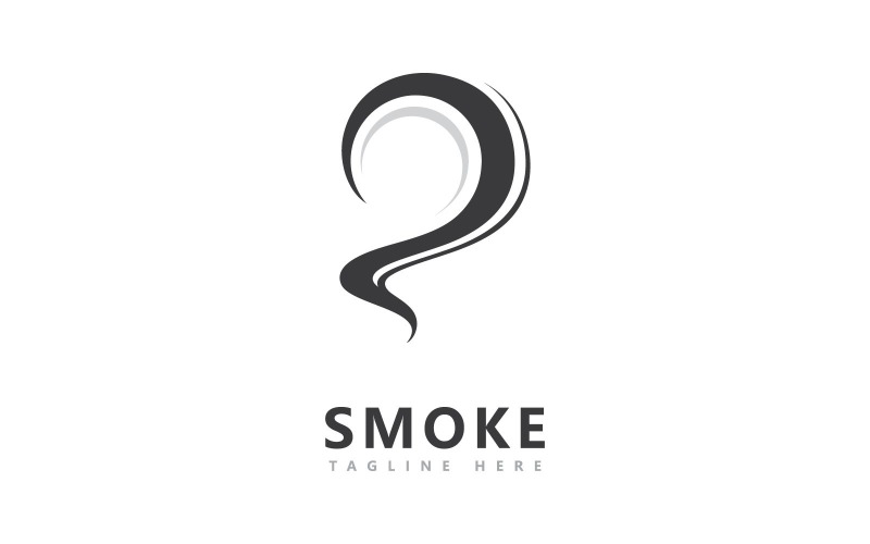 Smoke Vector Logo Design Template V6 - TemplateMonster