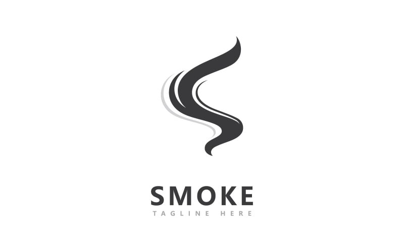 Smoke Vector Logo Design Template V7 - TemplateMonster
