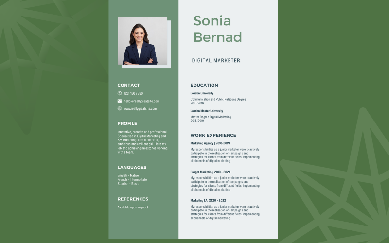 Brown Minimalist Professional Resume Template