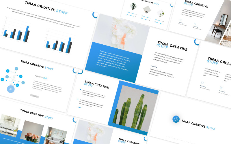 Plantilla de PowerPoint de cosas de Tina - TemplateMonster