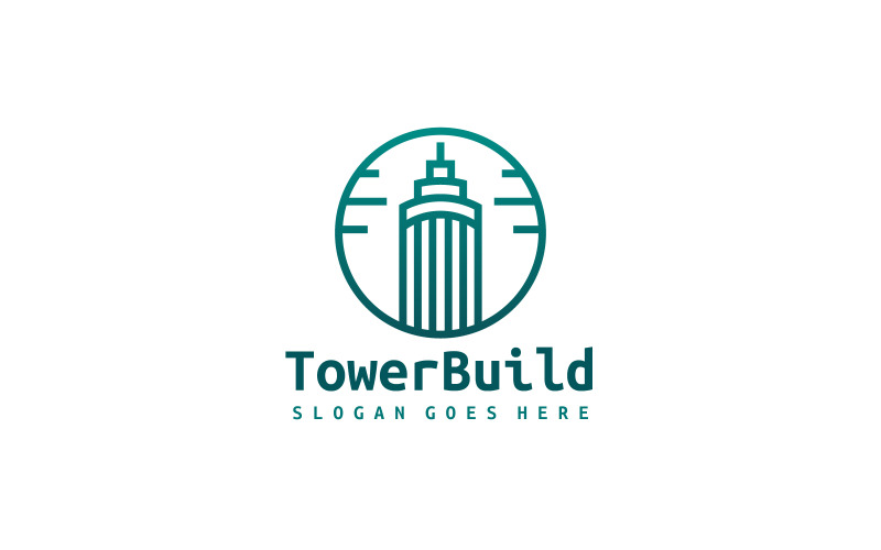 Tower Building Logo Template #270025 - TemplateMonster