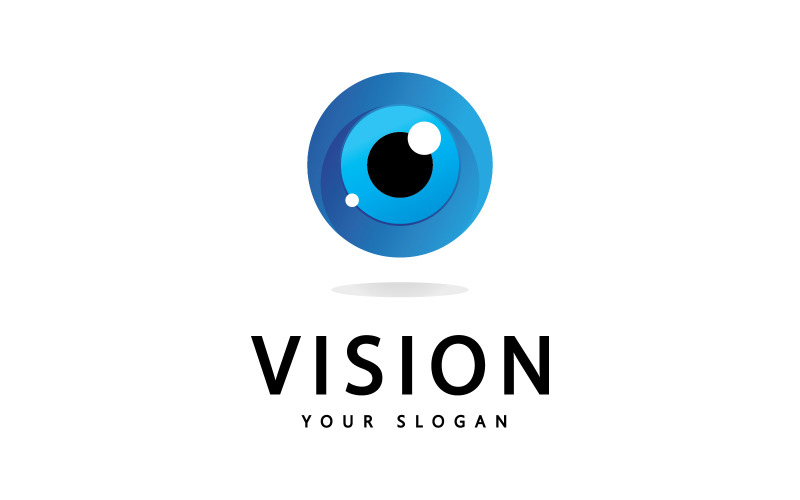 Eye Vision-Vektor-Logo-Design-Vorlage V1 - TemplateMonster