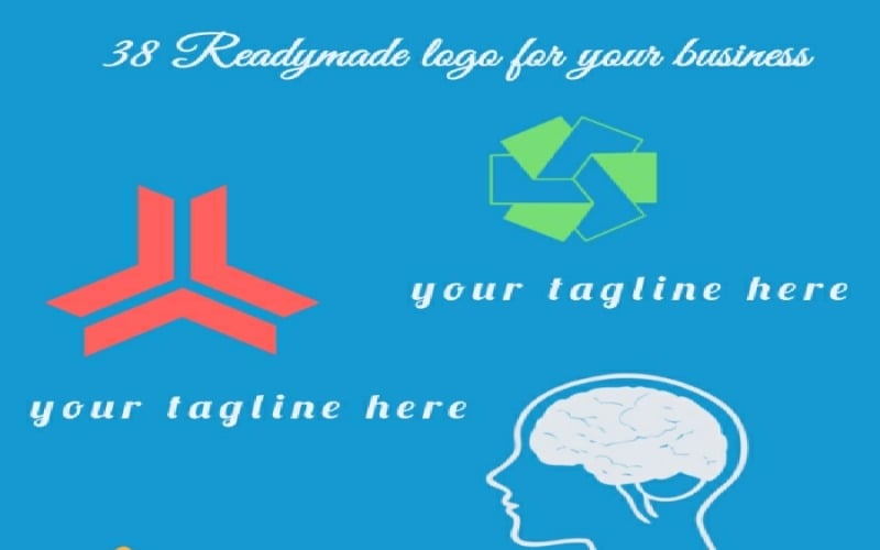 Digital World Logo with Four Colour Variations