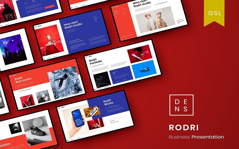 Rodri - BusinessGoogle Slide Template - TemplateMonster