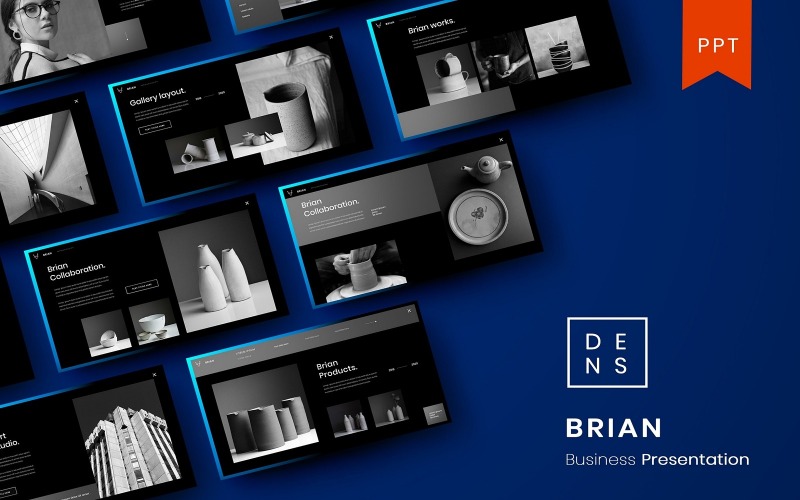 Brian – Busines PowerPoint Template #270791 - TemplateMonster
