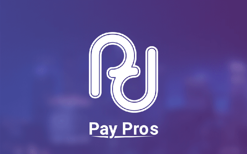 Modelo de design de logotipo de banco online Pay Pros
