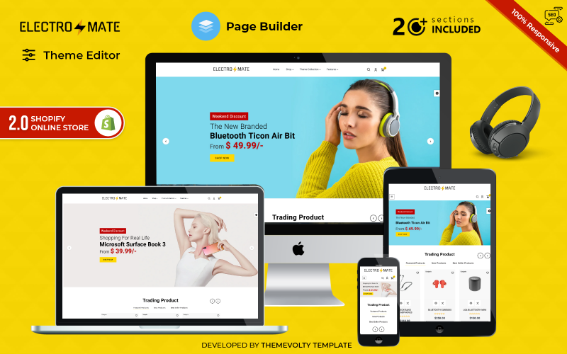 Electromate - Elettronica digitale Super Shopify 2.0 Store