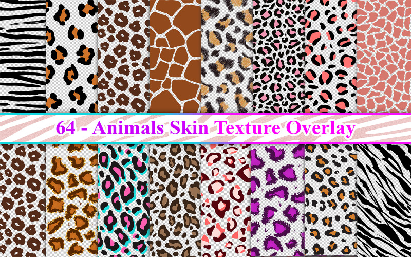 Sobreposição de textura de pele de animais, padrão de pele de animais ...