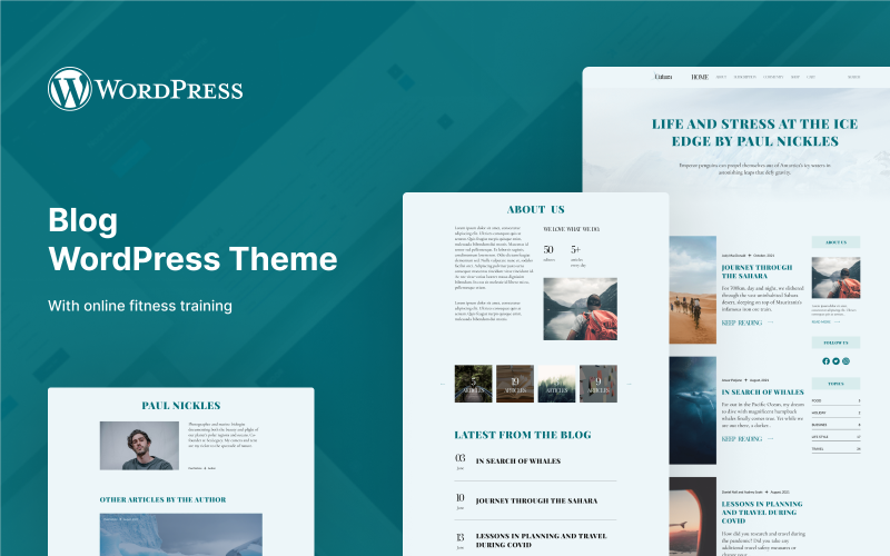Cutura - Tema WordPress de Blog Moderno - TemplateMonster