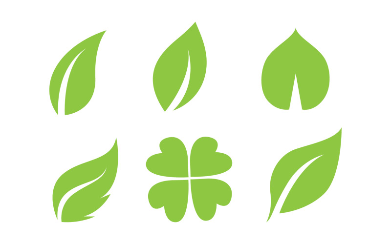 Circle Group Leaf Logo Vector Image V10 - TemplateMonster