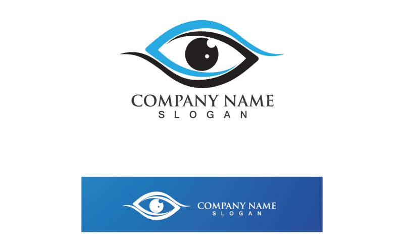 Eyes Care Health Vector Elements Logo V8 - TemplateMonster
