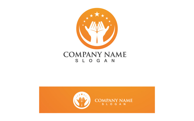 Hand, Hoffnung, Pflege, Hilfe, Logo, Und, Symbol, Vektor, V11