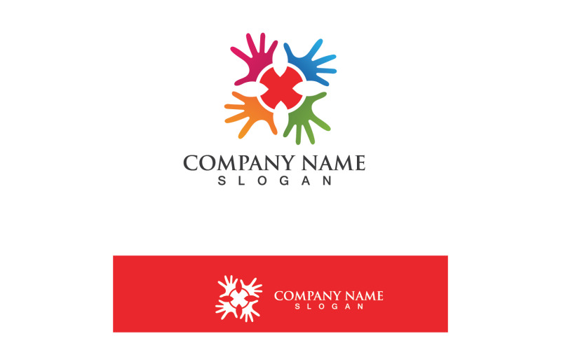 Hand Hope Care Help Logo And Symbol Vector V9