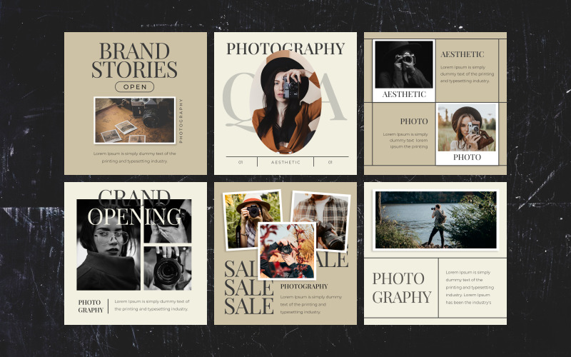 Photography Instagram Template #272398 - TemplateMonster