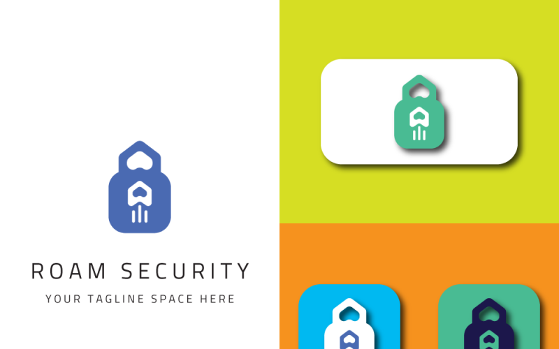 Roam Security - Logo Template #272402 - TemplateMonster