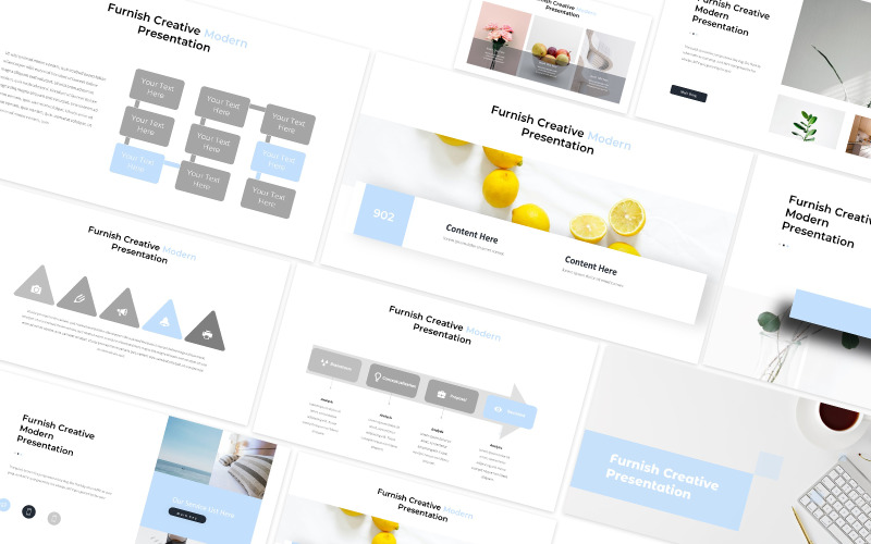 Furnish Creative Powerpoint Template - TemplateMonster