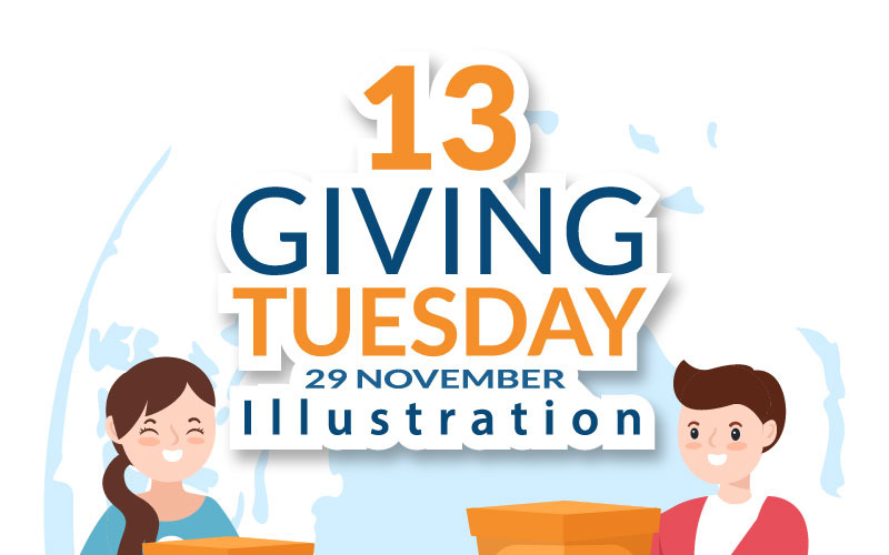 13 Giving Tuesday Celebration Illustration - TemplateMonster