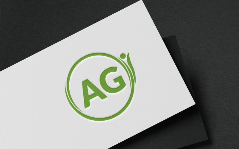 AG Letter And Agriculture Logo Design Template