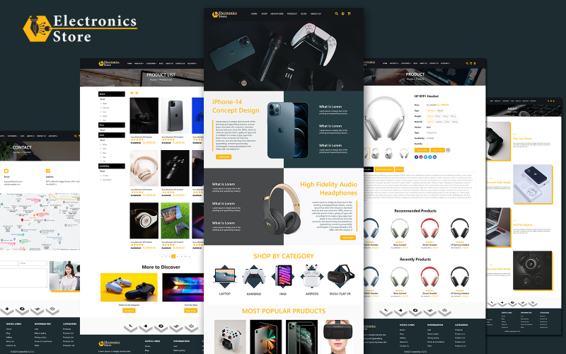 DreamHub Electronics Repair HTML5 Template - TemplateMonster